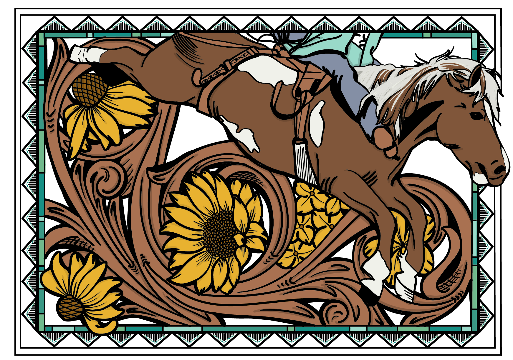 Bareback Horse – The Rodeo Rose